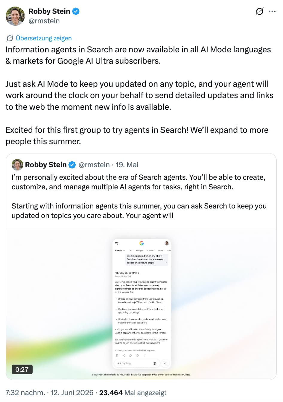Neue Ära in der Suche: Google Information Agents sind jetzt verfügbar ...
